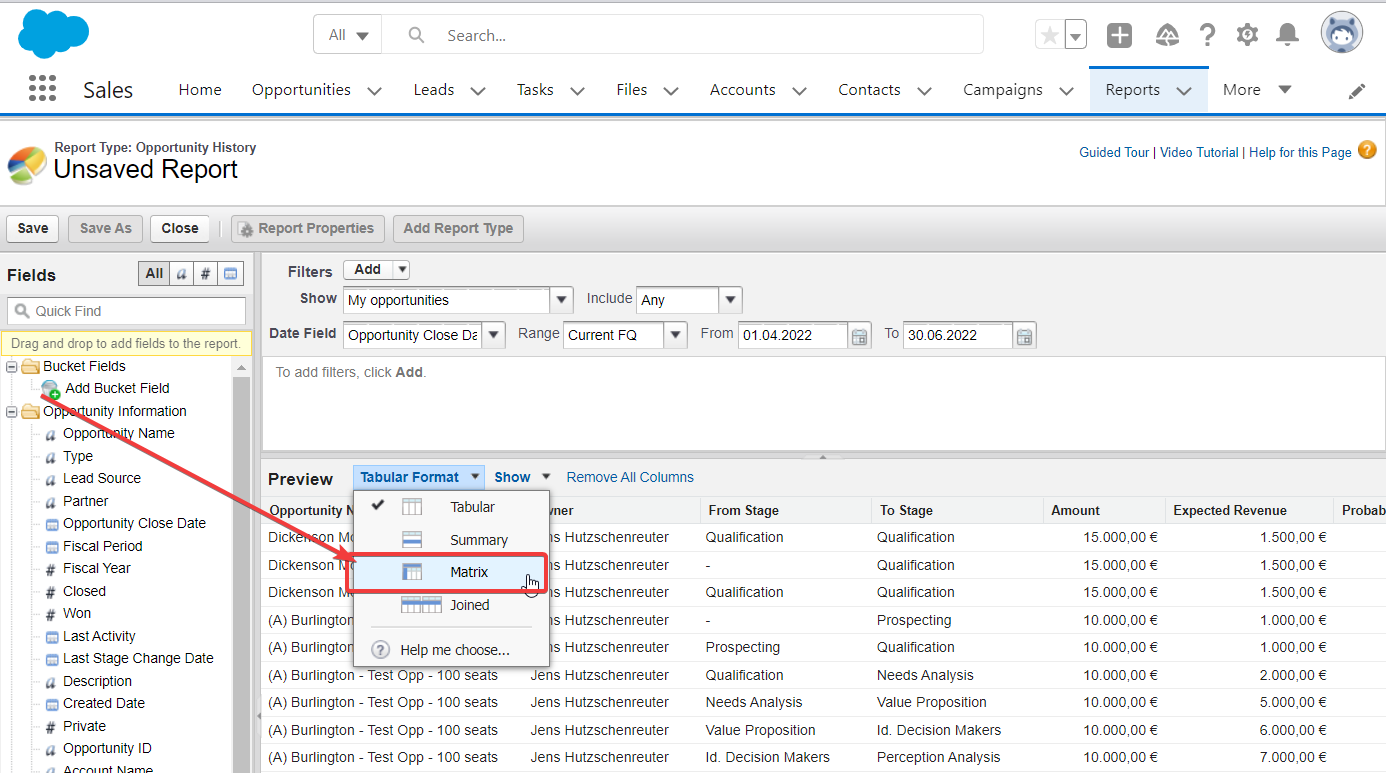 How to do opportunity conversion rate analysis in Salesforce.com ...